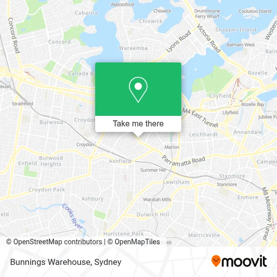 How to Get to Bunnings Warehouse in Ashfield (NSW) by Bus, Train, Light ...