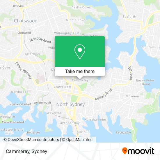 How to Get to Cammeray by Bus, Train, Metro or Light Rail?