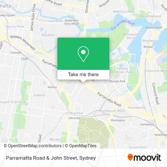 How to Get to Parramatta Road & John Street in Lidcombe by Bus, Train ...