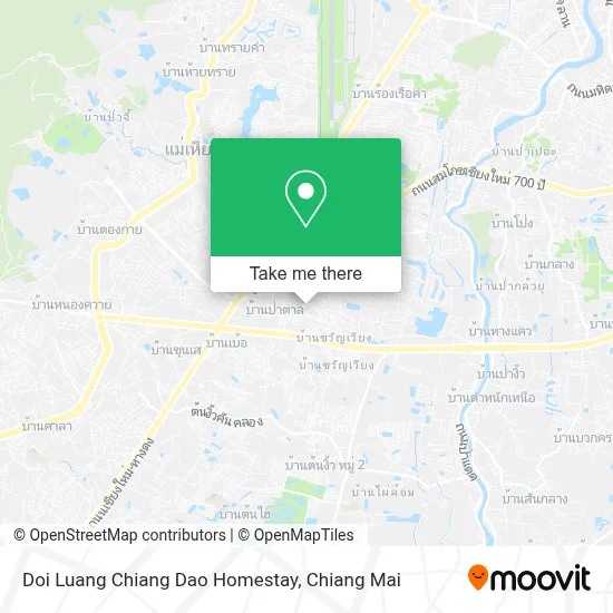 How to Get to Doi Luang Chiang Dao Homestay in Hang Dong by Bus?