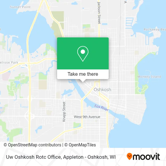 ¿Cómo llegar a Uw Oshkosh Rotc Office en autobús?