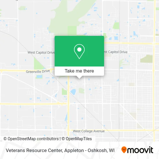¿Cómo llegar a Veterans Resource Center en Grand Chute en autobús?