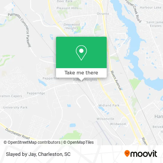 ¿Cómo llegar a Slayed by Jay en North Charleston en autobús?