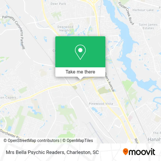 ¿Cómo llegar a Mrs Bella Psychic Readers en North Charleston en autobús?
