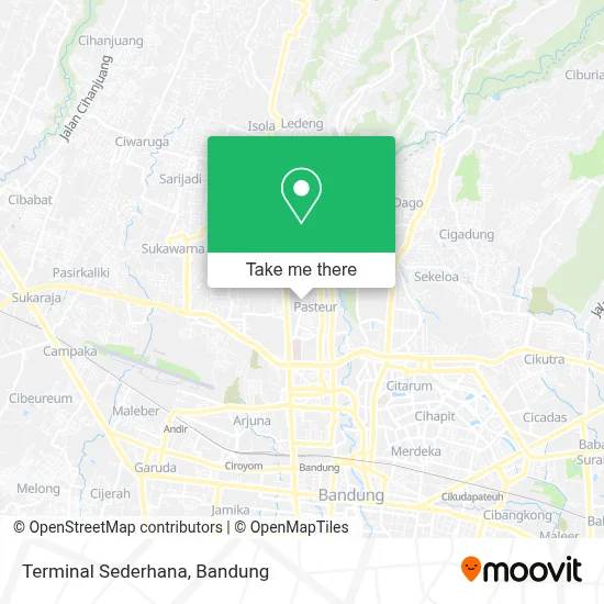 How to Get to Terminal Sederhana in Kota Bandung by Bus or Train?