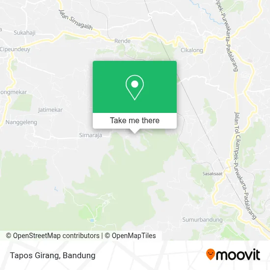 How to get to Tapos Girang with public transit?