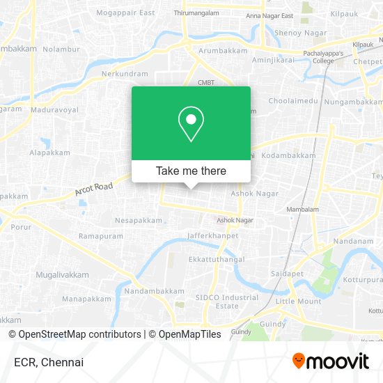 How to Get to ECR in Egmore Nungabakkam by Bus, Metro or Train?