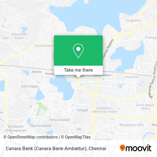 How to Get to Canara Bank (Canara Bank-Ambattur) in Saidapet by Bus or ...