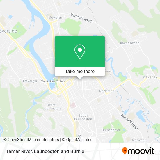 How to get to Tamar River in Launceston - Pt B by Bus?