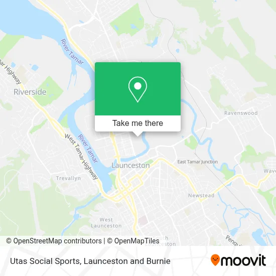 ¿Cómo llegar a Utas Social Sports en Launceston - Pt B en autobús?