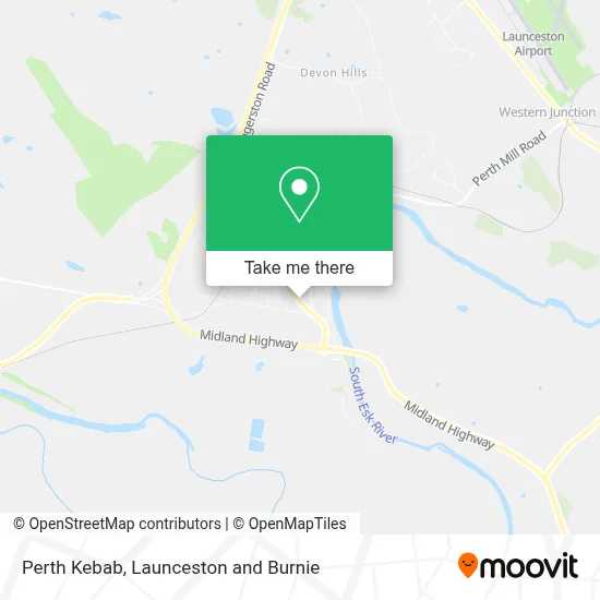 How to Get to Perth Kebab in Northern Midlands - Pt A by Bus?