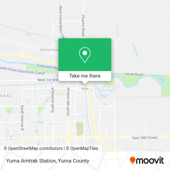How to Get to Yuma Amtrak Station by Bus?