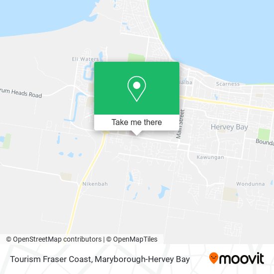 How to get to Tourism Fraser Coast in Hervey Bay - Pt A by Bus?