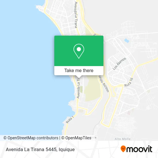 How to Get to Avenida La Tirana 5445 in Iquique by Bus?