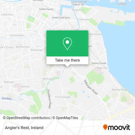 How to Get to Angler's Rest in Dublin by Bus, Light Rail or Train?