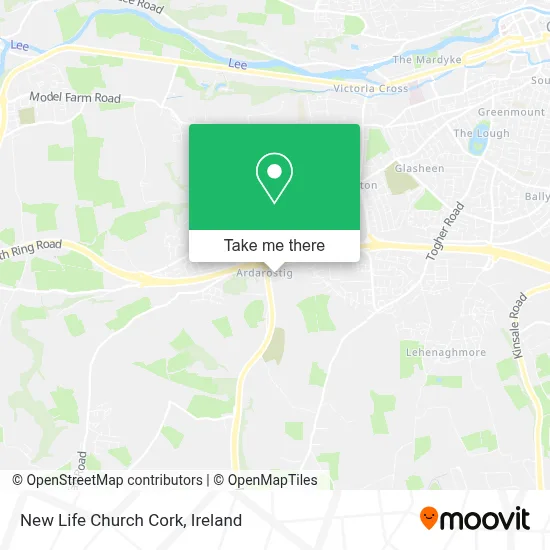 How to Get to New Life Church Cork in Ireland by Bus or Train?