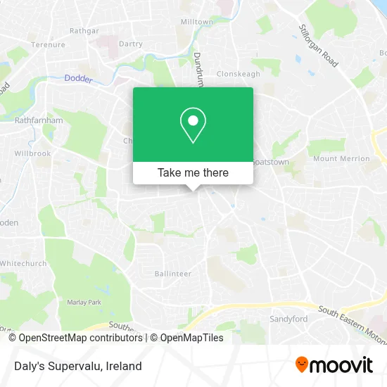How to Get to Daly's Supervalu in Ballinteer by Bus, Light Rail or Train?