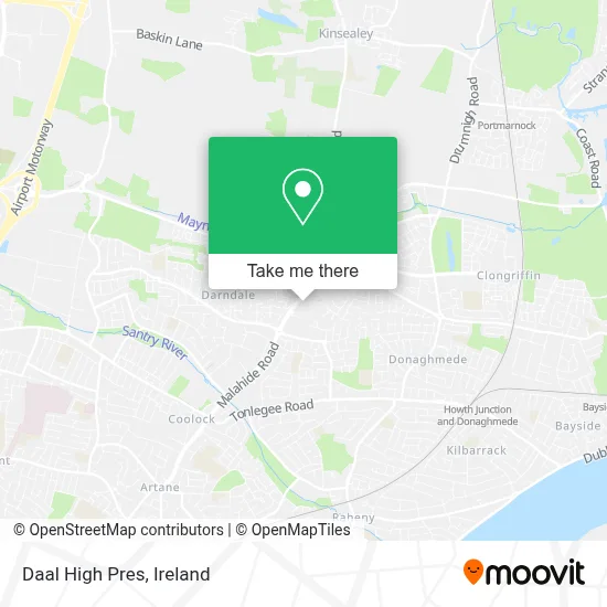 Comment aller à Daal High Pres à Dublin en bus ou train