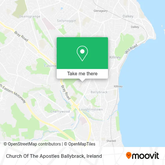 How to Get to Church Of The Apostles Ballybrack by Bus, Train or Light ...