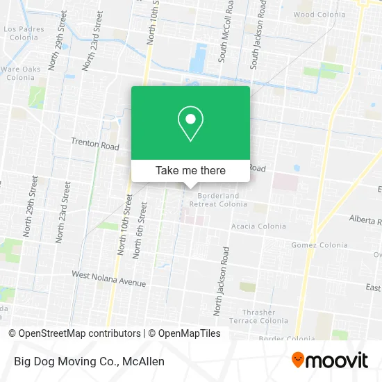 ¿Cómo llegar a Big Dog Moving Co. en Edinburg en autobús?