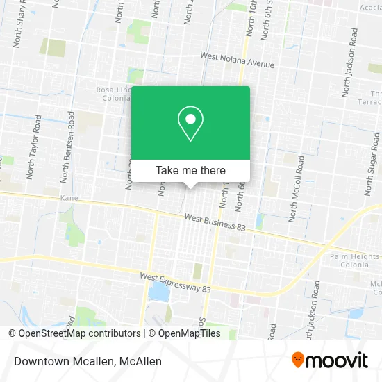 ¿Cómo llegar a Downtown Mcallen en autobús?