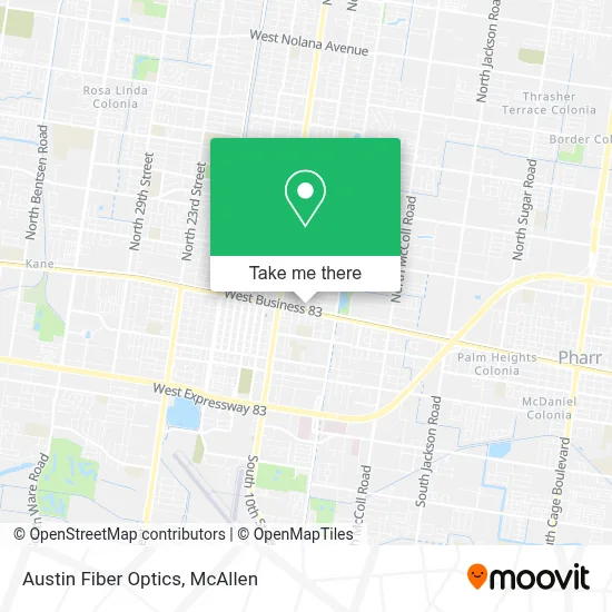 ¿Cómo llegar a Austin Fiber Optics en Mcallen en autobús?