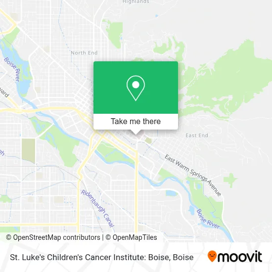 ¿Cómo llegar a St. Luke's Children's Cancer Institute: Boise en Boise ...