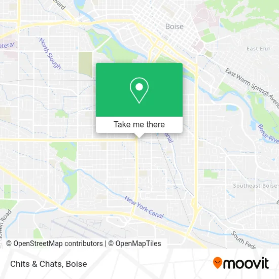 ¿Cómo llegar a Chits & Chats en Boise City en autobús?