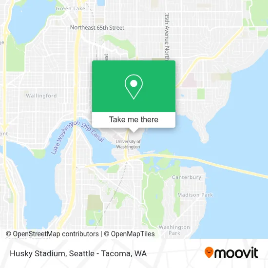 How to Get to Husky Stadium in Seattle by Bus or Light Rail?