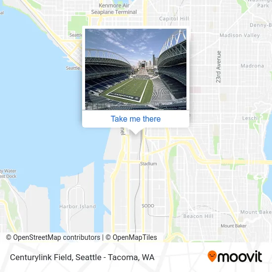 How to Get to Centurylink Field in Seattle by Bus or Light Rail?