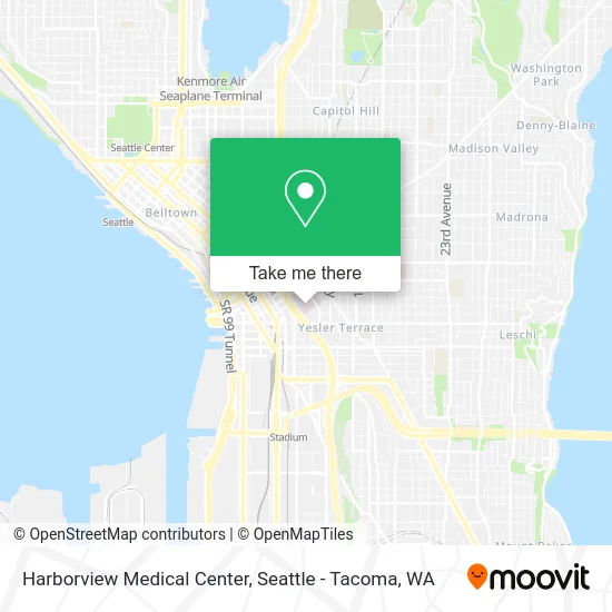 How to Get to Harborview Medical Center in Seattle by Bus or Light Rail?