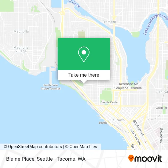 How to Get to Blaine Place in Seattle by Bus or Light Rail?