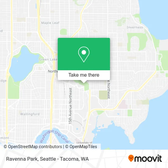 How to Get to Ravenna Park in Seattle by Bus or Light Rail?
