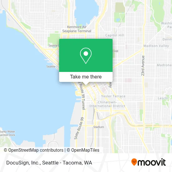 How to Get to DocuSign, Inc. in Seattle by Bus or Light Rail?