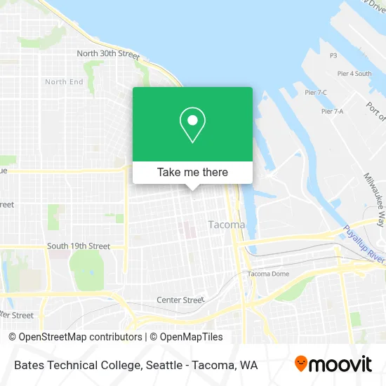 How to Get to Bates Technical College in Tacoma by Bus?