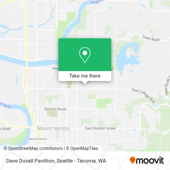 ¿Cómo llegar a Dave Duvall Pavillion en Mount Vernon en autobús o tren?