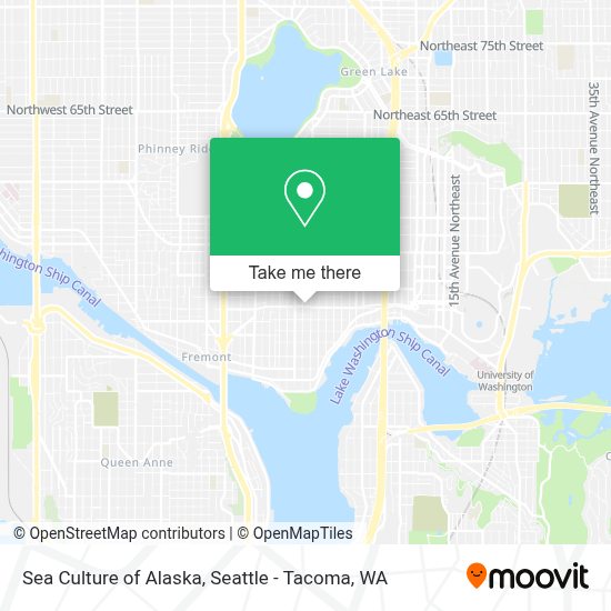 ¿Cómo llegar a Sea Culture of Alaska en Seattle en autobús o tren ligero?