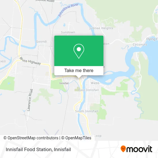 How to Get to Innisfail Food Station by Bus?