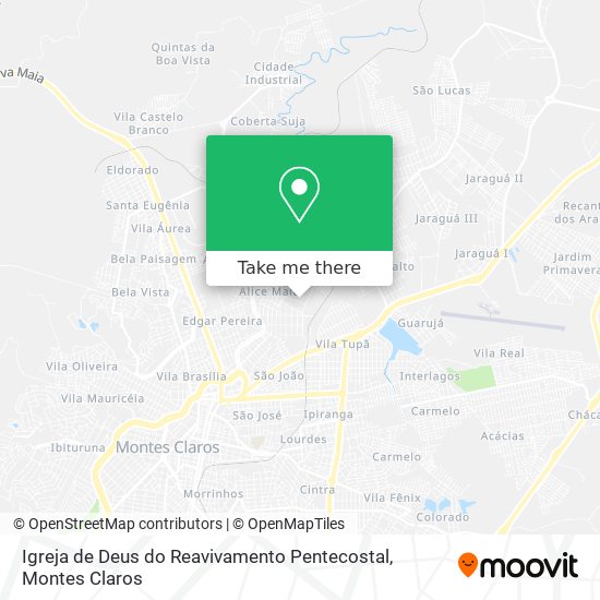 How to get to Igreja de Deus do Reavivamento Pentecostal in Montes ...