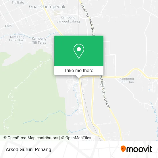 Bagaimana untuk pergi ke Arked Gurun di Penang menggunakan bas atau ...