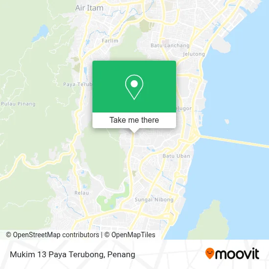 How to Get to Mukim 13 Paya Terubong in Pulau Pinang by Bus or Ferry?