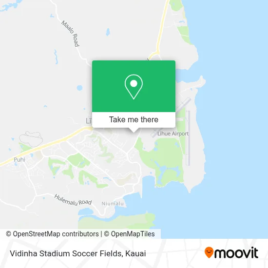 How to Get to Vidinha Stadium Soccer Fields in Lihue by Bus?