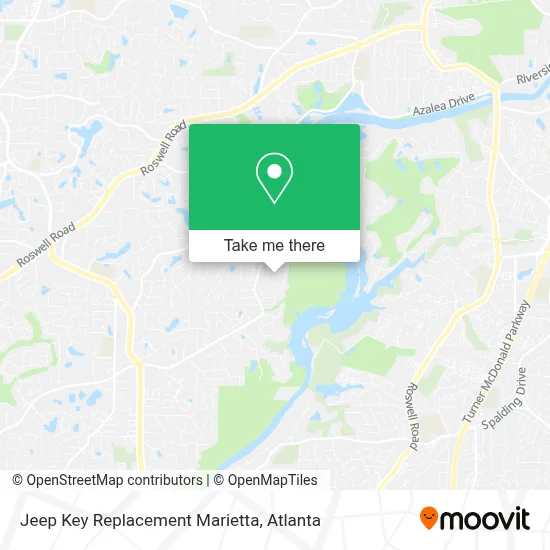 ¿Cómo llegar a Jeep Key Replacement Marietta en transporte público?