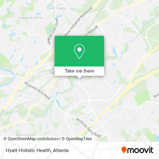 ¿Cómo llegar a Hyatt Holistic Health en Suwanee en autobús?