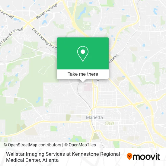 ¿Cómo llegar a Wellstar Imaging Services at Kennestone Regional Medical ...