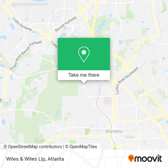 ¿Cómo llegar a Wiles & Wiles Llp en Cobb en autobús?
