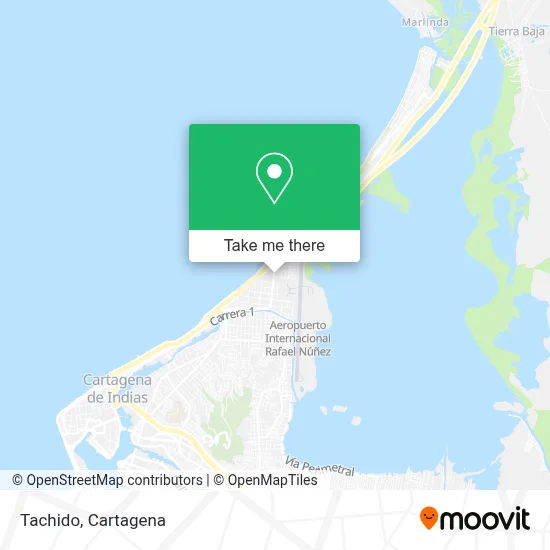 ¿Cómo llegar a Tachido en Cartagena De Indias en autobús?