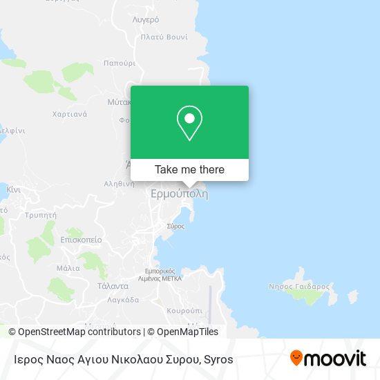 How to get to Ιερος Ναος Αγιου Νικολαου Συρου in Syros-Ermoupoli by Bus?