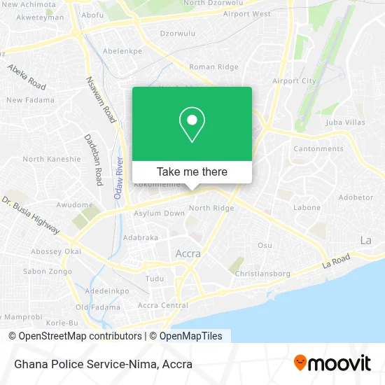 How to Get to Ghana Police Service-Nima in Accra by Bus?