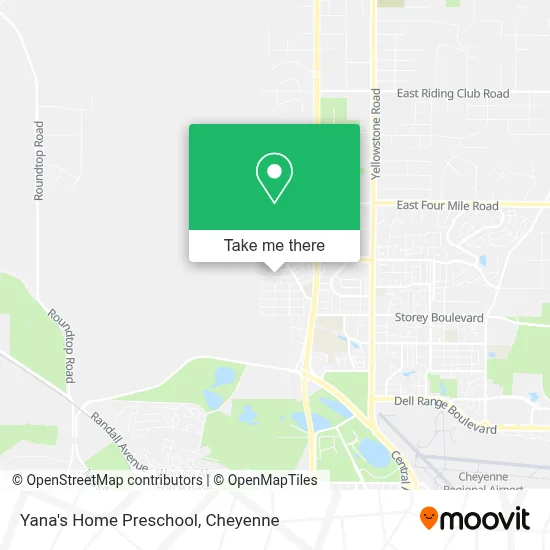 ¿Cómo llegar a Yana's Home Preschool en Cheyenne en autobús?